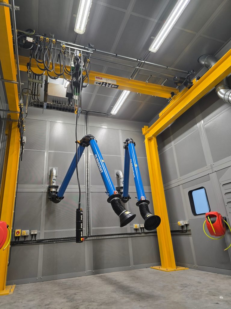 Titanium grinding booth for BAE Systems | Welding World